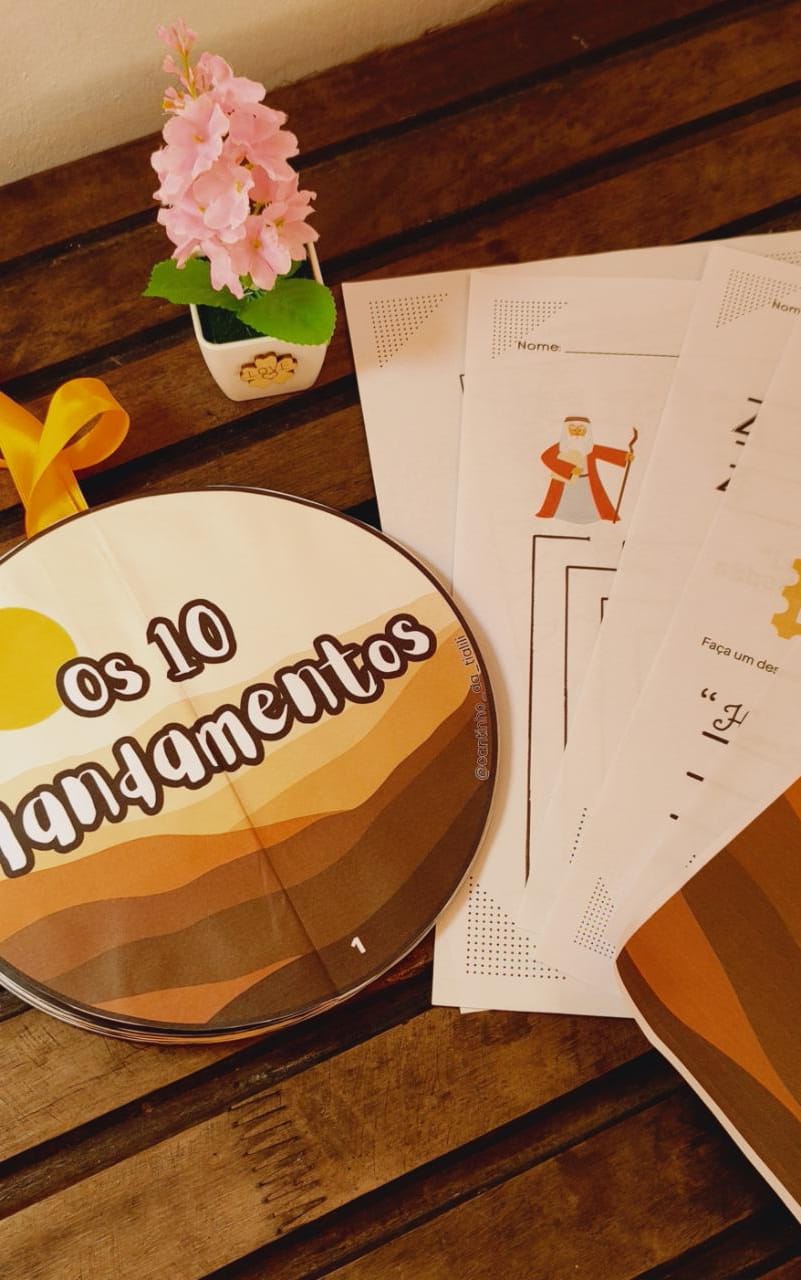 RECURSO VISUAL OS 10 MANDAMENTOS – Cantinho da Tia Lili – Recursos ...